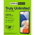 Simple Mobile Samsung Galaxy A14 5G, 64GB, Black - Prepaid Smartphone ...