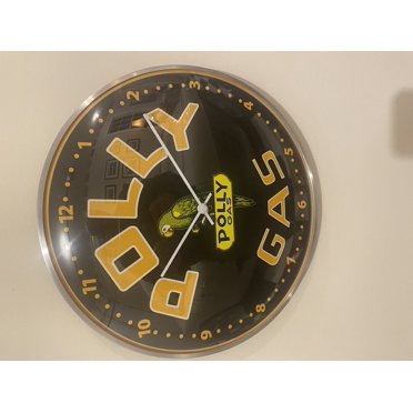 Vintage style TEXACO "T" Star Gas and OIL Round Clock (12" INCH) NEW ...