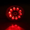 BIMZUC Pair of 4.3 Inch Round 19 LED Truck Trailer Brake Stop Turn Tail ...