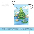 Toland Home Garden Pond Pals Turtle Frog Flag Double Sided 12x18 Inch ...
