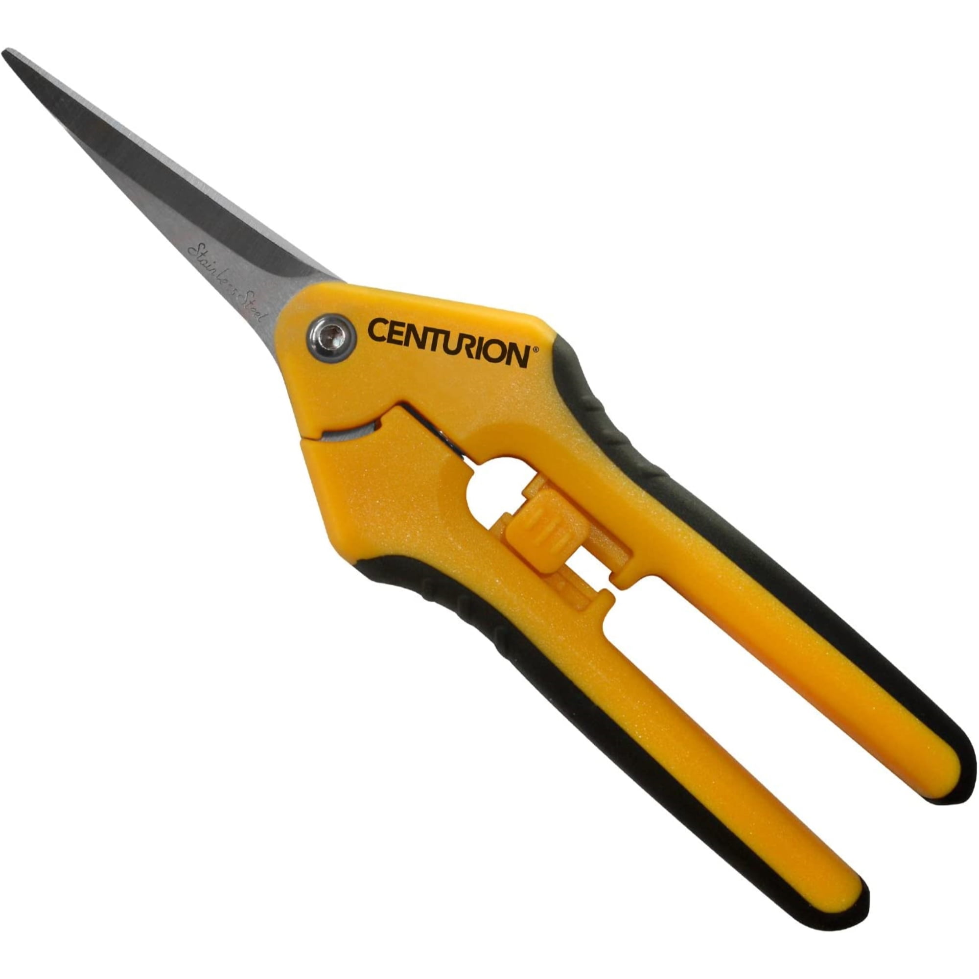 Centurion (#197) Precision Garden Flower/Plant Snip Pruner, Yellow, 6.5 ...