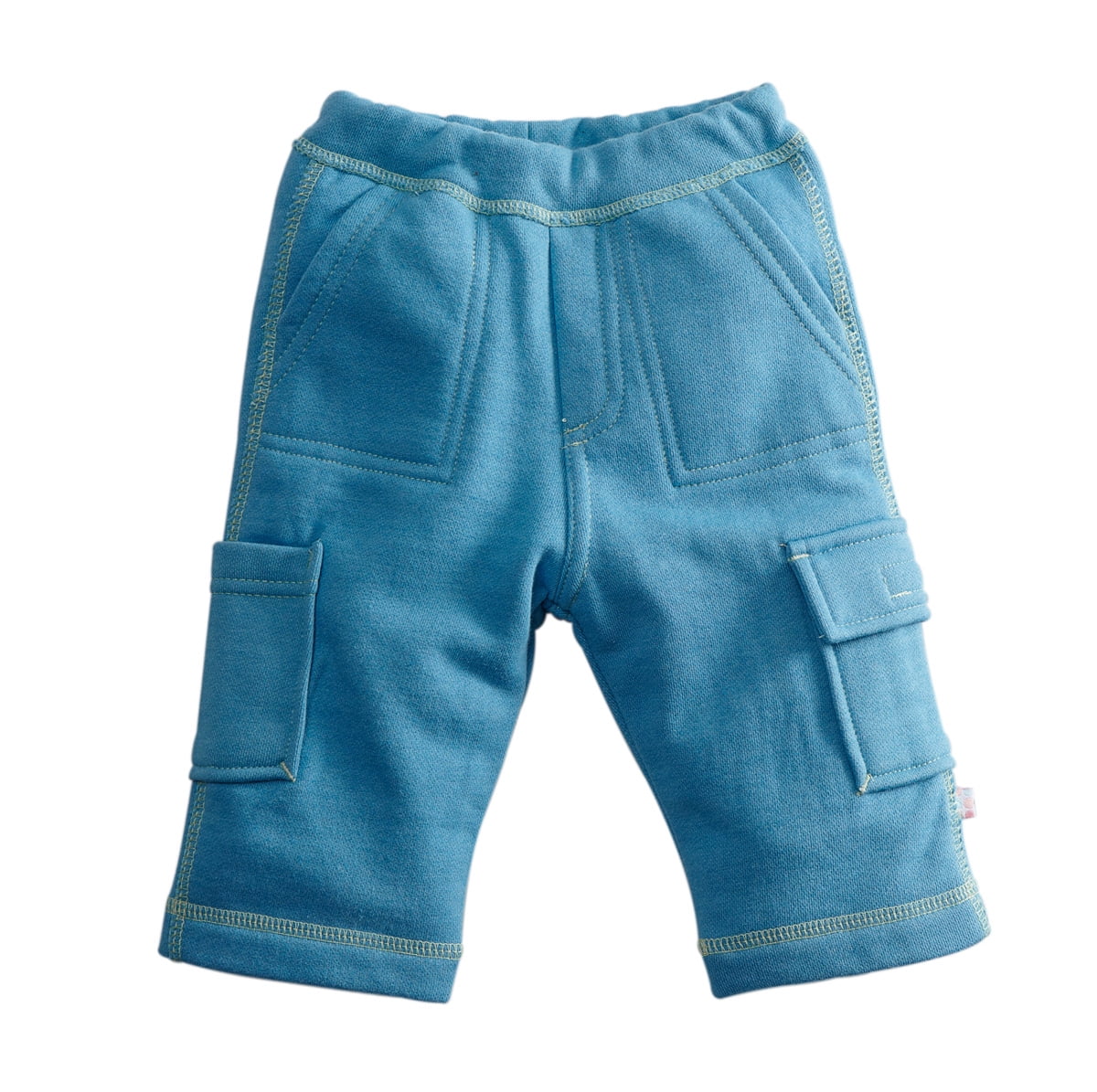 Baby Soy Fleece Cargo Pants (3-6M, Ocean) - Walmart.com