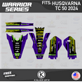 Kalair GFX Graphics Kit for Husqvarna TC50 (2024) Warrior Series ...