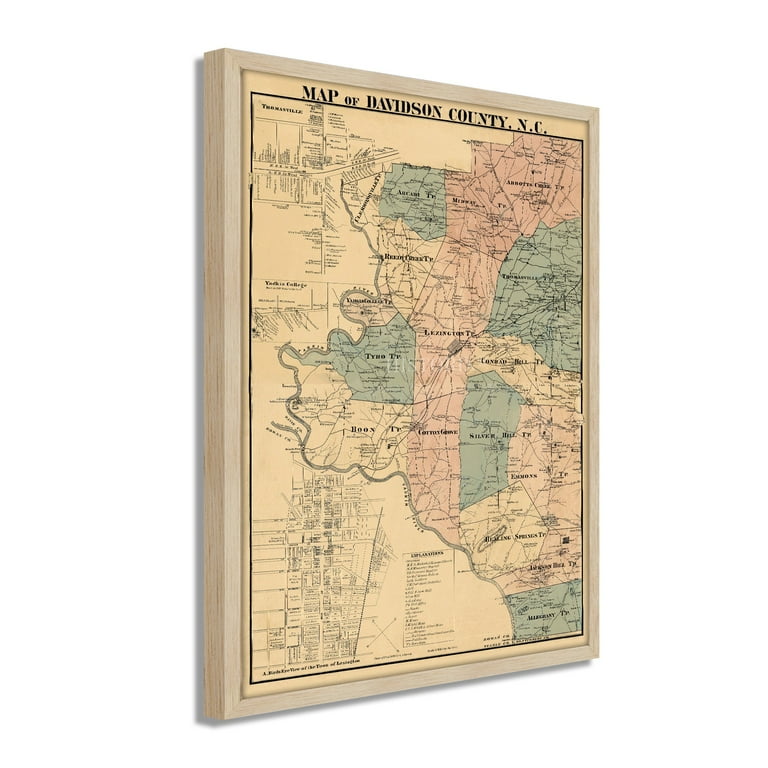 Davidson College Map