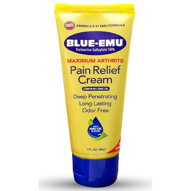 Blue-Emu Maximum Arthritis Pain Relief Cream 3 oz (Pack of 4) - Walmart.com