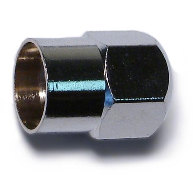 Silver Half Hex Head Valve Caps - Walmart.com