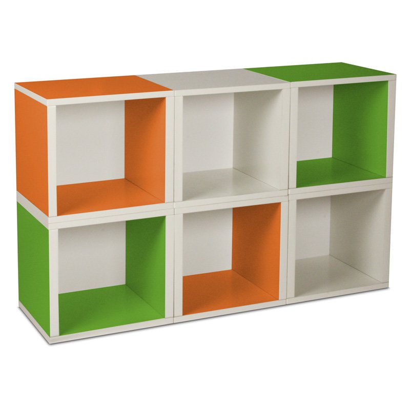 Way Basics Modular 6 Cube Bookcase - Walmart.com