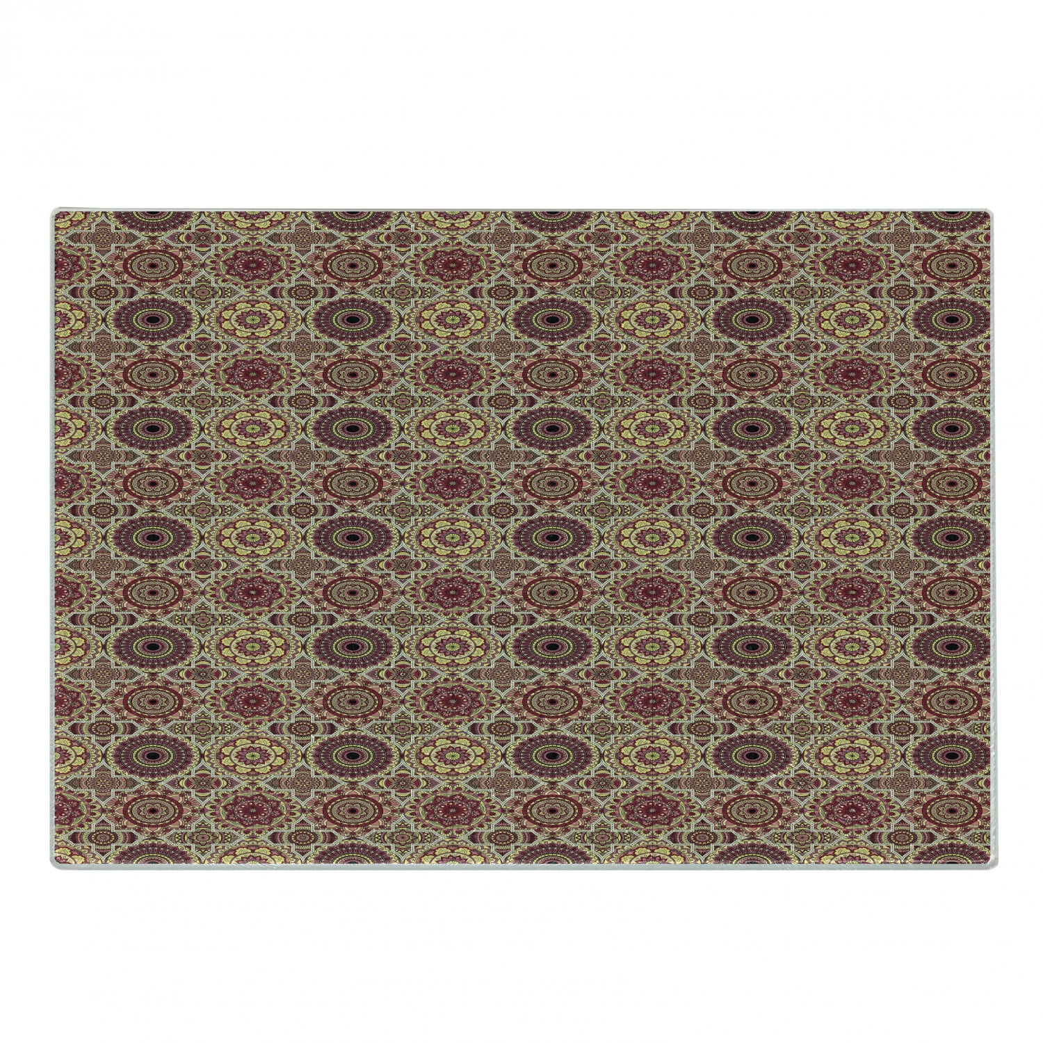 Moroccan Cutting Board, Patchwork Style Pattern with Old Fashioned ...