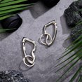 2Pcs Alloy Spring Gate Rings with Split Key Rings Platinum 77x36x5.5mm ...