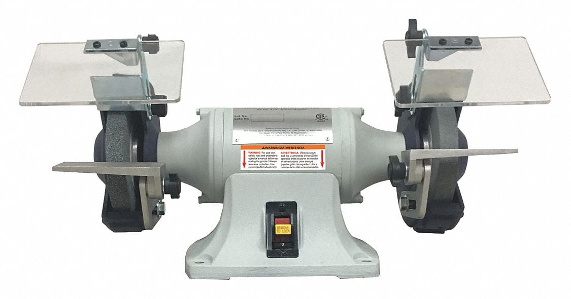 Dayton Bench Grinder,6",36/60 Grit,1/3HP 2LKR6 - Walmart.com