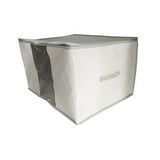 Mainstays 2pack Canvas Closet Storage Bags Waterproof with Clear Window ...