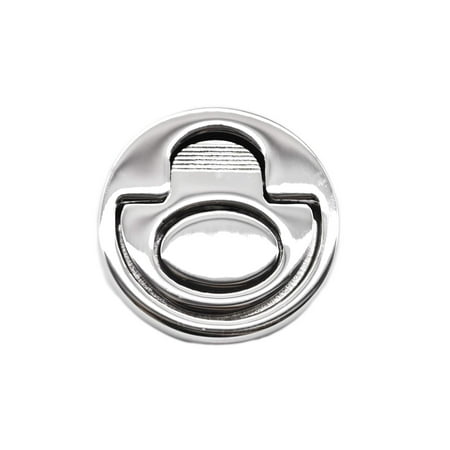 Marine City 316 Stainless-Steel 2" Round Spring-Loaded Lift Handle/Ring ...