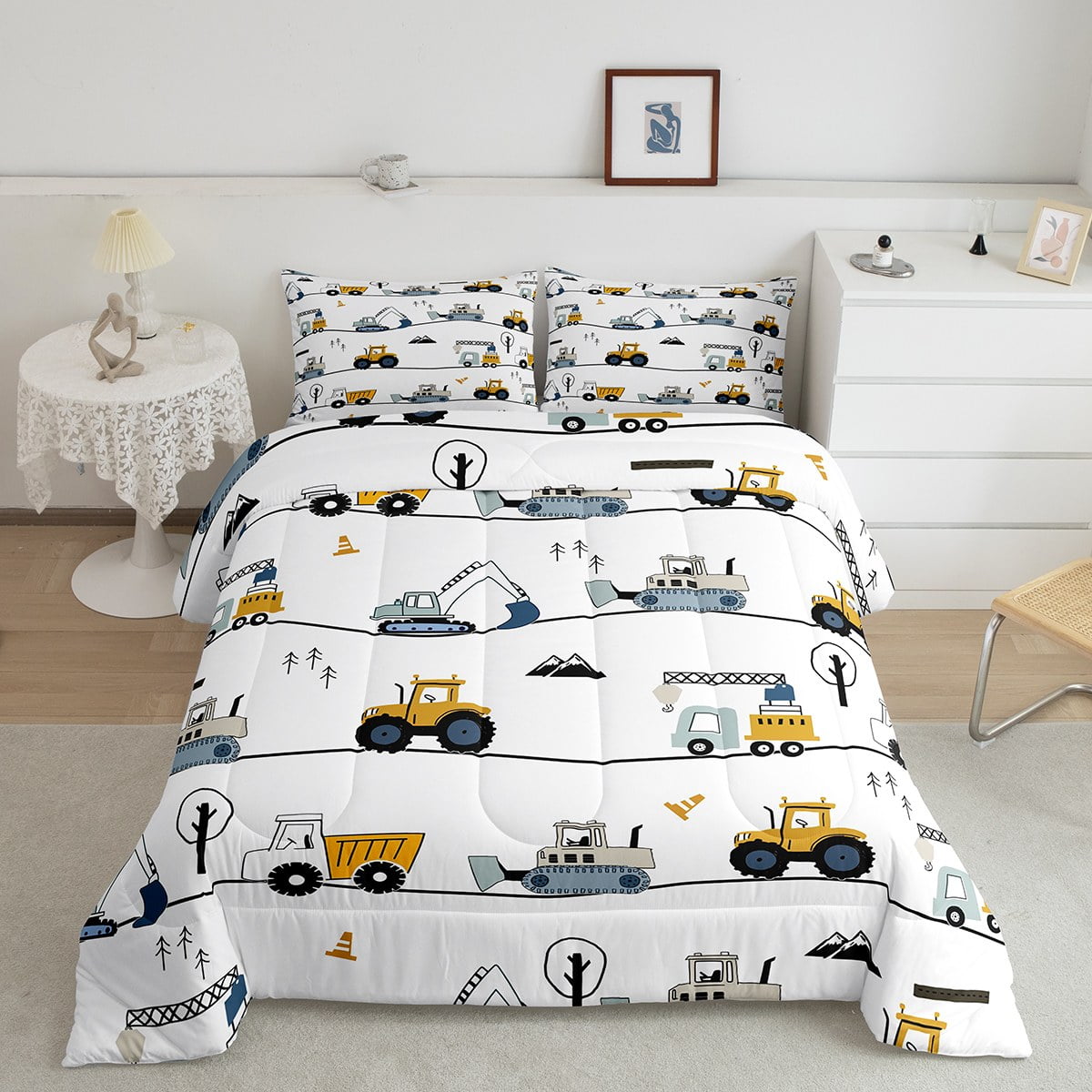 Click here for Erosebridal 3d Excavator Bedding Sets Full With Co... prices