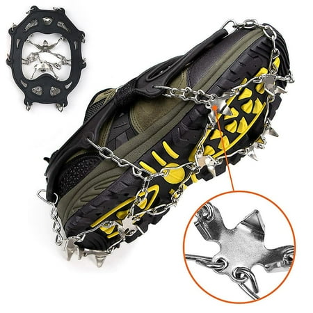 Ice Snow Grips Walk Traction Ice Cleat Spikes True Stainless Spikes ...