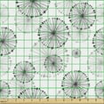 Ambesonne Abstract Fabric by the Yard Upholstery, Dandelion Motif, 1 ...