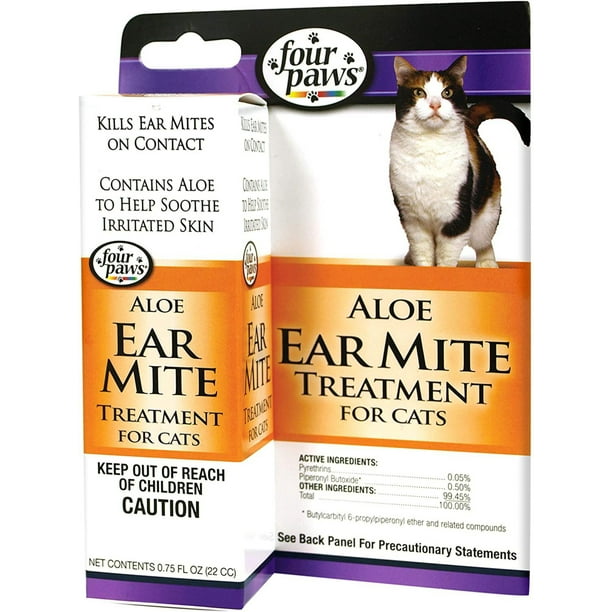 Four Paws Healthy Promise Aloe Ear Treatment Cats 0.75 Fl. Oz ...