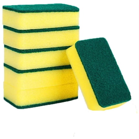 30 PCs Multi-Purpose Double-Faced Sponge, Scouring Pads Dish Washing ...
