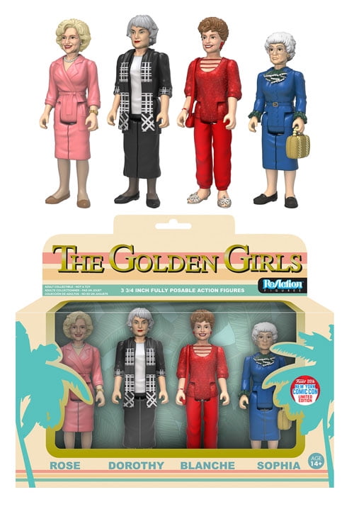 Funko Golden Girls ReAction Rose, Dorothy, Blanche & Sophia Action ...