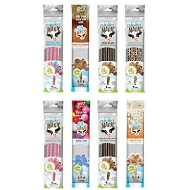 Milk Magic Magic Milk Flavoring Straws 36 Straws Flavors:Cookies and ...