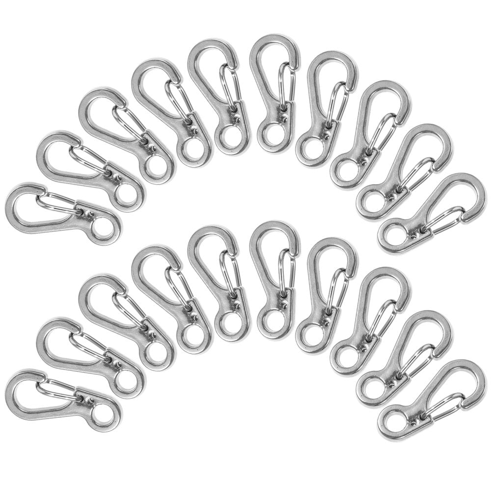 Click here for Lngoor 20pcs Mini Carabiner Quick Release Clip Min... prices