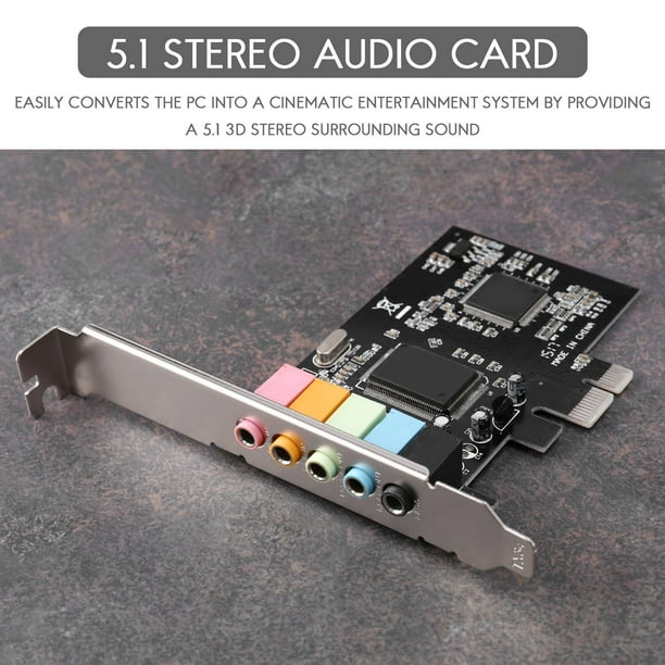 PCIe Sound Card 5.1 for PC with High Direct Sound Performance - Walmart.com