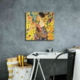 Epic Graffiti 'Woman with Fan' by Gustav Klimt, Canvas Wall Art, 18"x18 ...