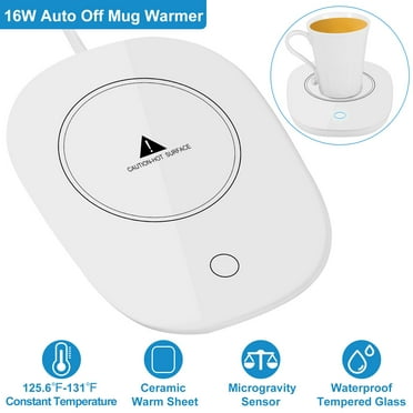 TeqHome Electric Waterproof Touch Heating Cup Mat Warm Pad for Coffee ...