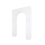 BalsaCircle 7 feet White Spandex Backdrop Arch Cover for Arc de ...