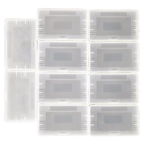 Lot Of 10 Clear Plastic Game Cartridge Card Box Case Cover For Game Boy ...