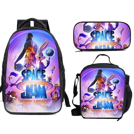 Sac A Dos School Mochila Anime Bag Space Jam A New Legacy Backpack Men ...