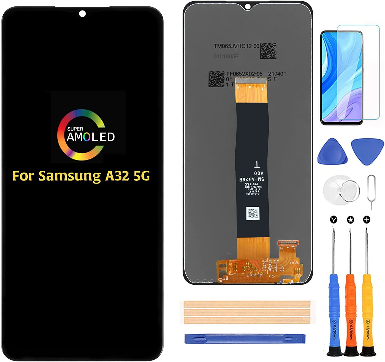 O for Samsung Galaxy A32 5G A326 6.5 inch Screen Replacement (Not for A32 4G),for A326B A326U ...