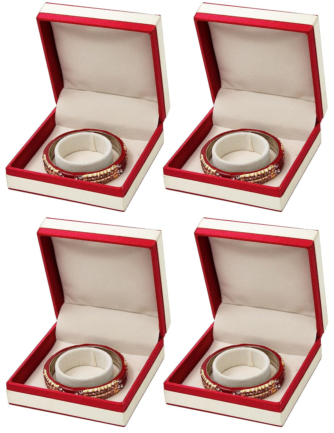atorakushon Satin Makeup Jewellery Storage Box Bangle Chudi Bracelet ...