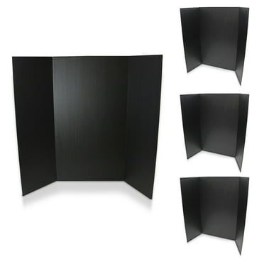Elmer's Tri-Fold Self-Standing Project Display Board, 36"x48", Black, 1 ...