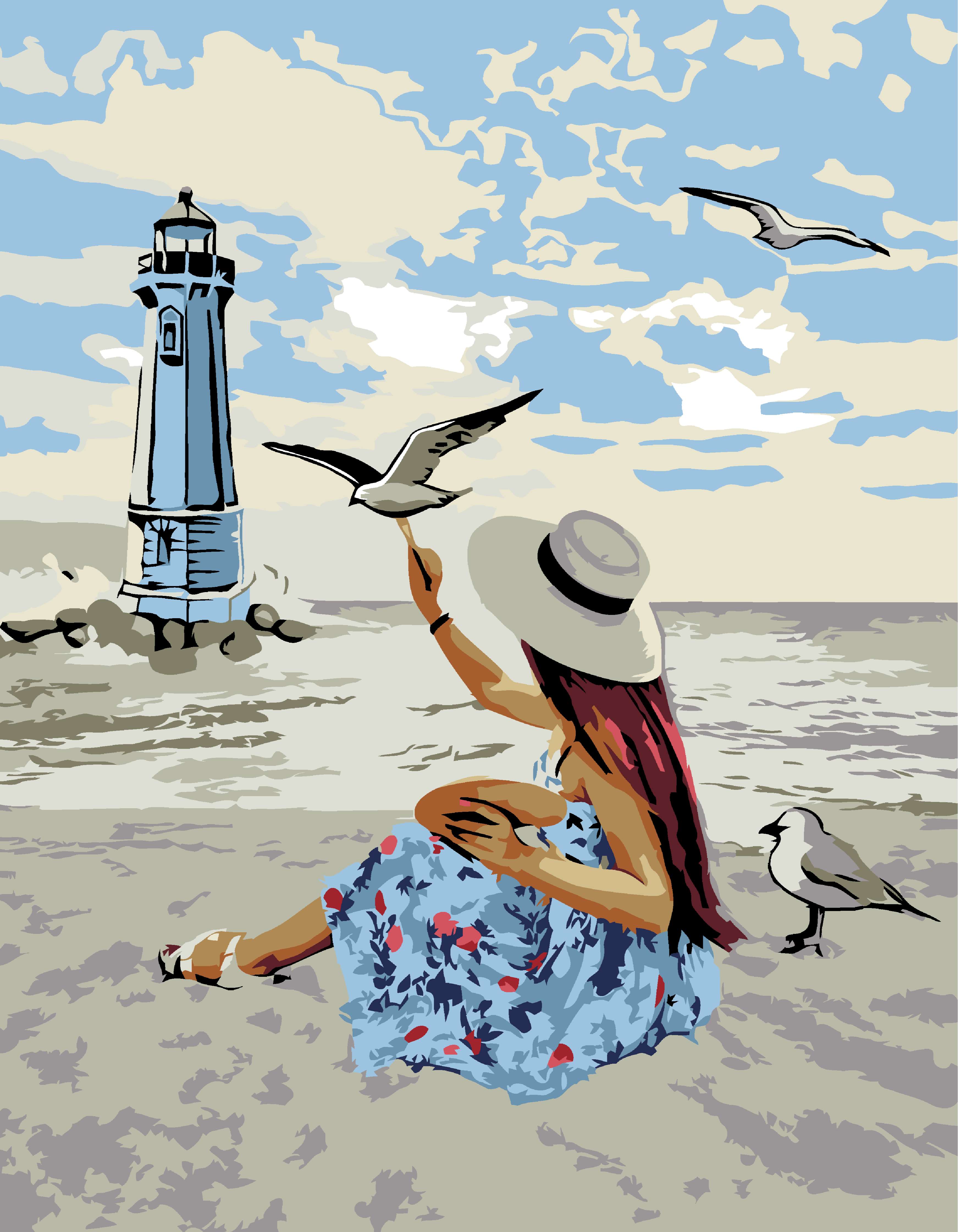 Artwille DIY Paint By Numbers For Adults And Kids Acrylic Painting Kit