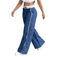 Ashyfjp Pants for Women Casual Solid Color Elastic Waist Drawstring ...