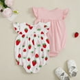 Actgleam Baby Girls Summer Sleeveless Romper Cotton Cute Print Pattern ...