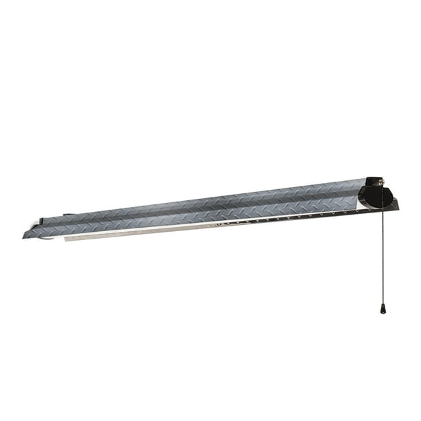 Metalux 48 Inch 40-Watt Chrome Integrated LED Shop Light 4000K in Cool ...