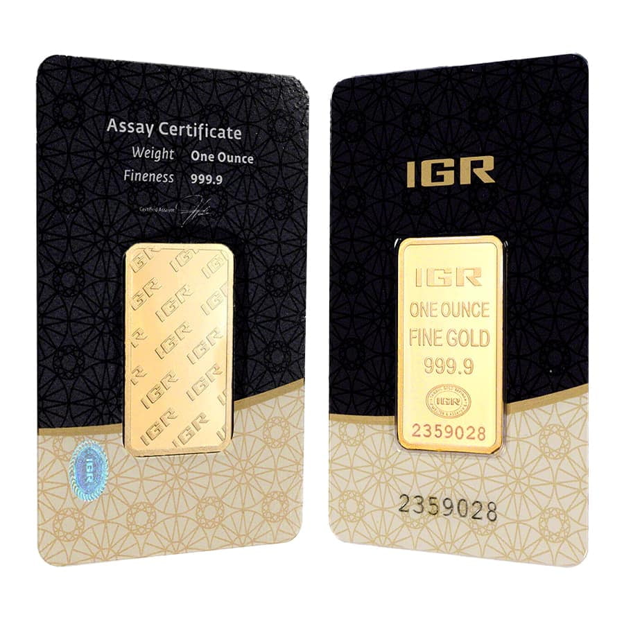 1 oz Istanbul Gold Refinery (IGR) Bar .9999 Fine (In Assay) - Walmart.com