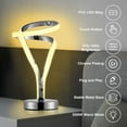 BAGZY Desk Lamp Warm White 3000K USB Bedside Lamp Modern Lamp Touch ...