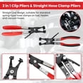 Automotive Electrical Disconnect Pliers Kit 5pc Fuel Line Tool Set Hose ...