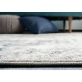 SAFAVIEH Jasper Brandt Abstract Overdyed Area Rug, Grey/Blue, 11' x 11 ...