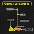 Mookie MK7285 Swingball Tennis Set Tournament All Surface, Orange ...