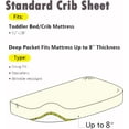 Danica 100% Cotton Fitted Baby Crib Sheet 3 Pack for baby Boys Girls ... Danica 100% Cotton Fitted Baby Crib Sheet 3 Pack for baby Boys Girls ...
