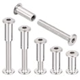 RRFDWQ-40 Sets Silver Hex Metal Metric Bolts and Nuts Assortment ...