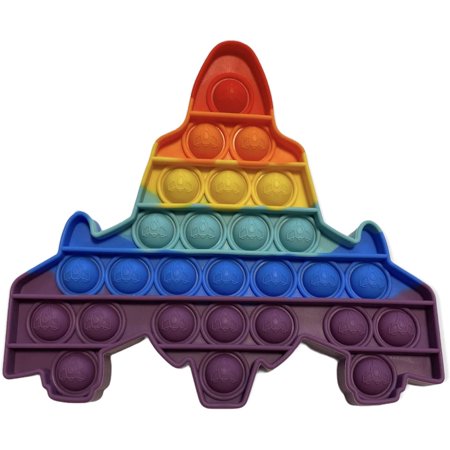 Pop It Fidget Toy Pop It Toy Push Bubbles Pop Rocket Fidget Sensory Toy ...