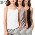 AHTJRT 3Pcs Tank Top for Girls Spaghetti Straps Tank Shirts Blouse ...