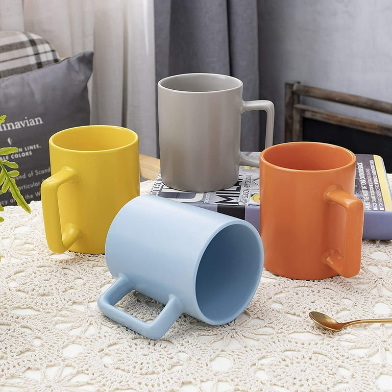 Square Handle Coffee Mug