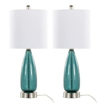 360 Lighting Becca 22" High Urn Small Modern Accent Table Lamps Set of ...