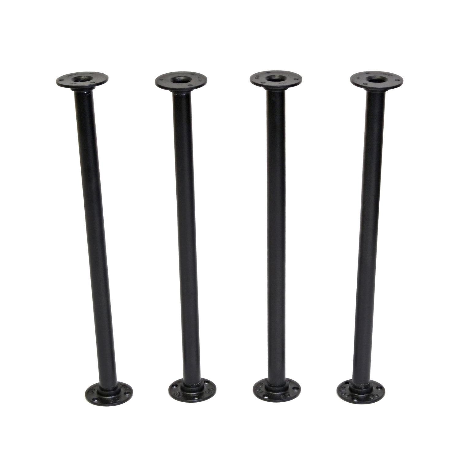 Office Furniture 1 in Home Decor Gift x 18 in Threaded Pipe Table Legs ...