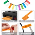 600PCS Cable Labels Tags Self-Adhesive Cable Markers 20 Sheets 10 ...